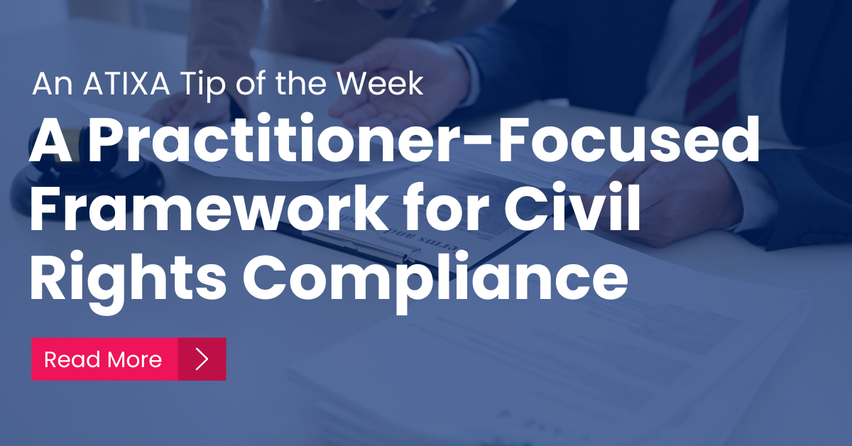 A Practitioner-Focused Framework for Civil Rights Compliance - ATIXA